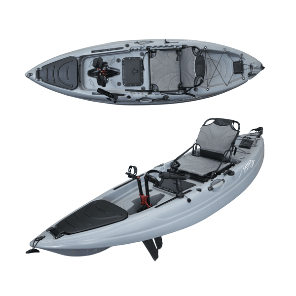 Jetstream Pedal Fishing Kayak (Graphite Grey) 9.3ft Sit-on-Top – Kayaks ...