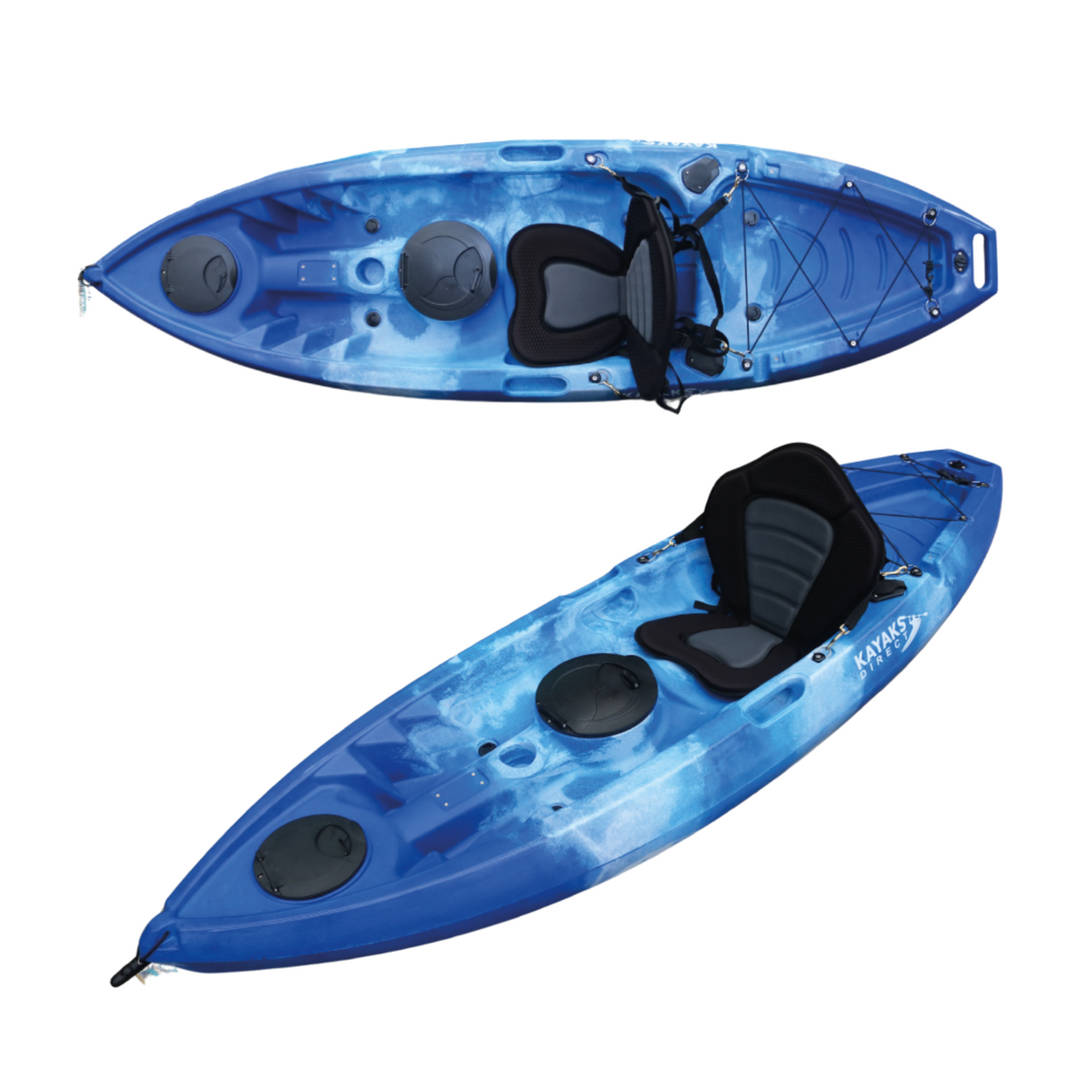 Ocean Camo Kayak, Sit-on-Top 7.8ft Shorty by Kayaks Direct