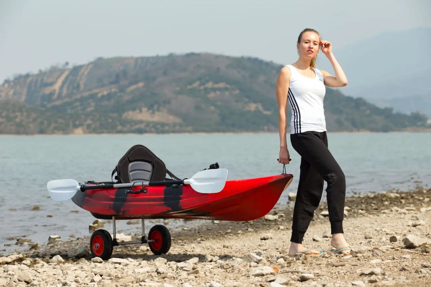 Lightweight Kayak Cart (H Trolley) by Kayaks Direct